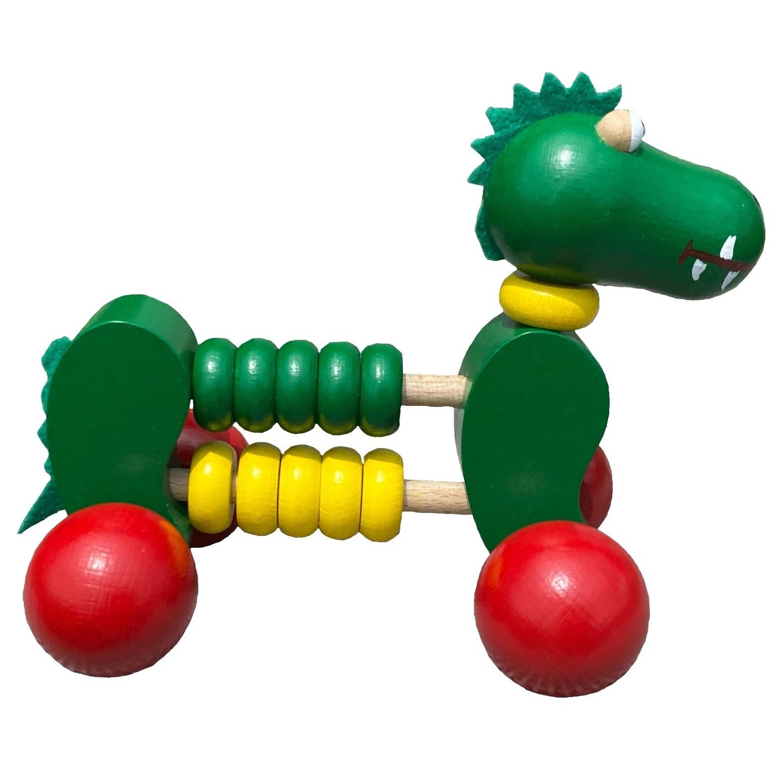 Snapping Crocodile Pull Along African Alligator Walking Toy Child ...