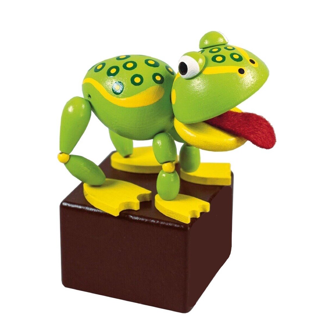Handmade Collapsible Frog Push Toy: European Style Toad - Etsy