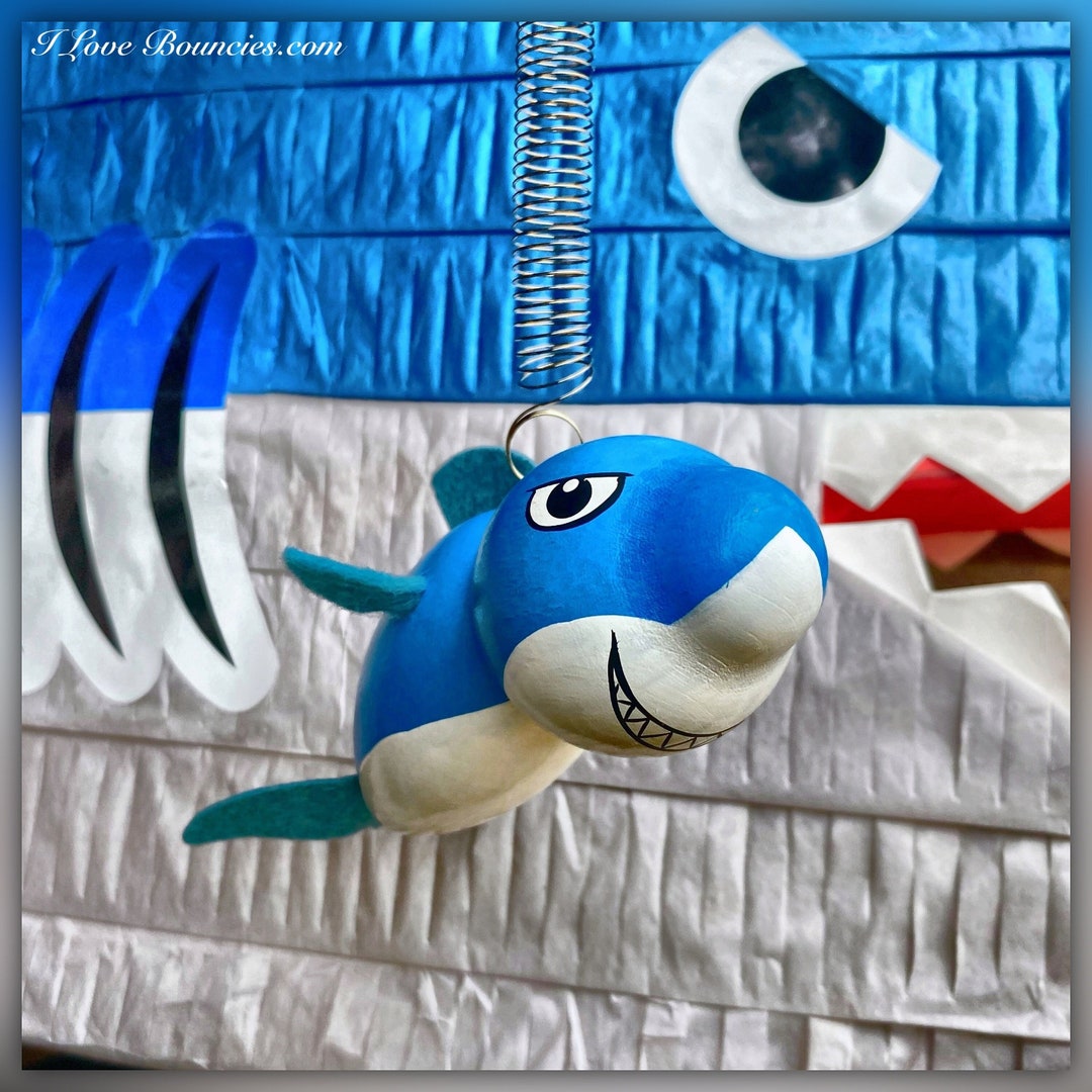 Shark Bouncy Great White Water Ocean Toy Spring Jumper - Etsy