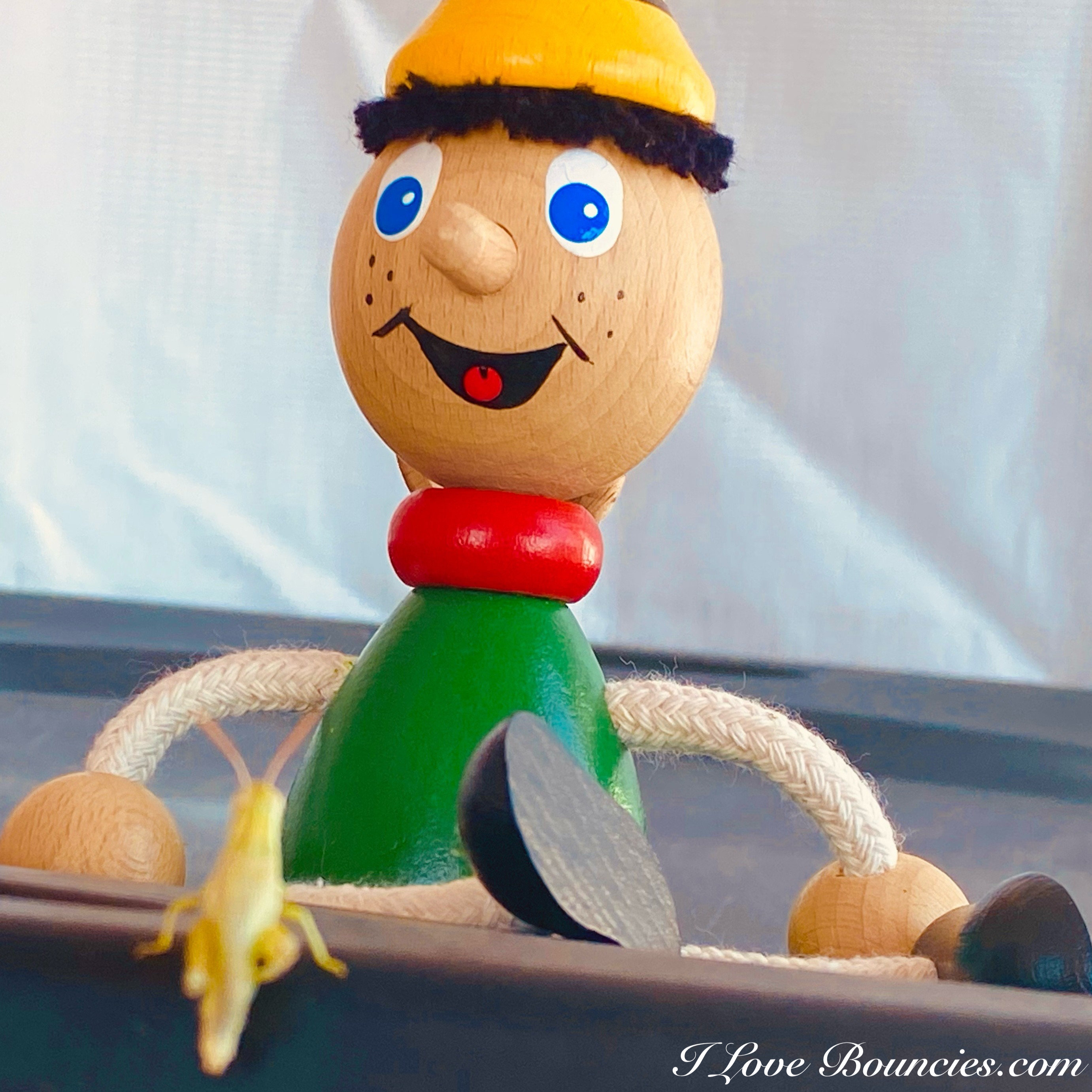 Pinocchio Bouncie Handcrafted Pinocchio Wooden Figurine Disney Puppet ...