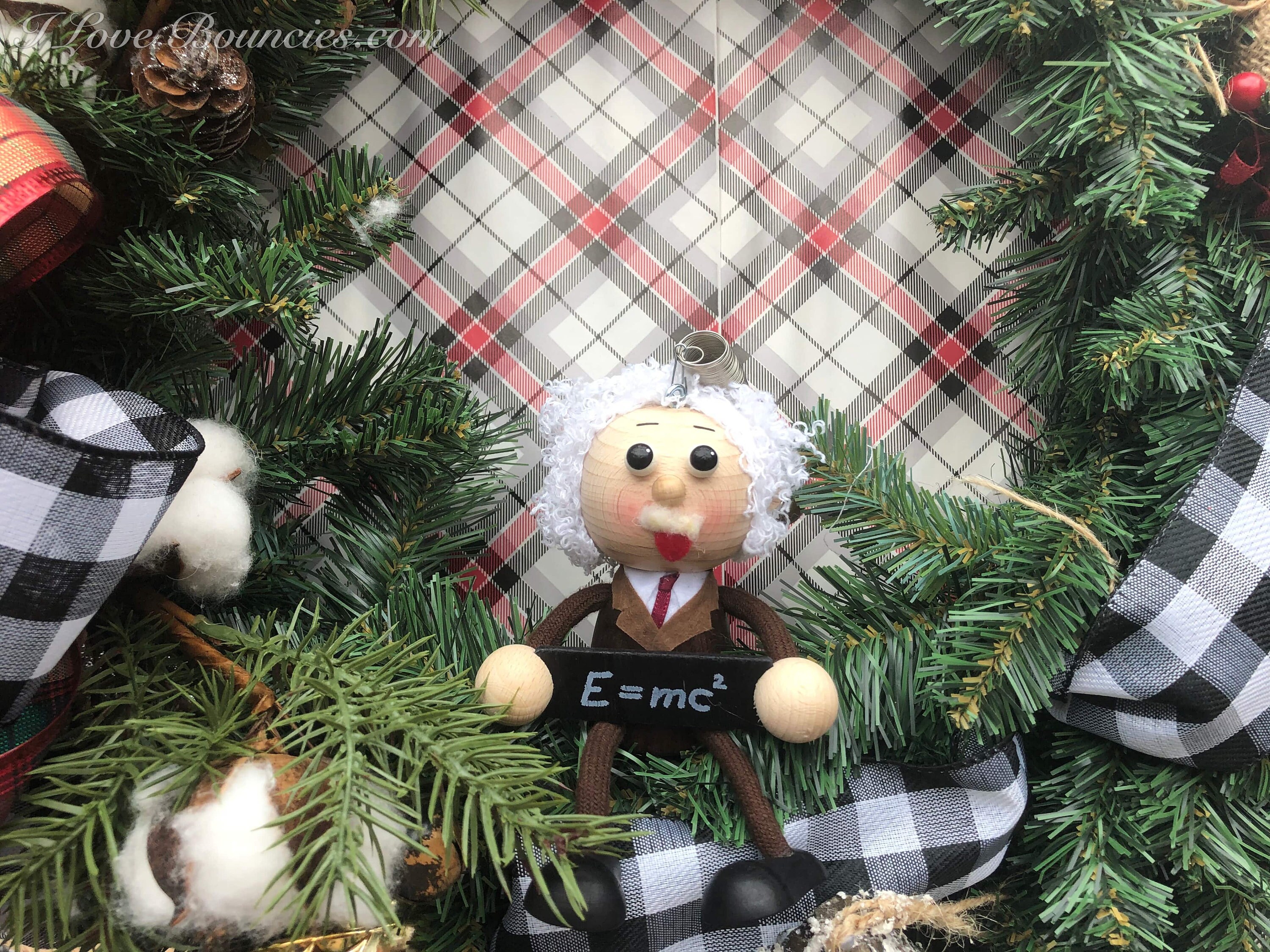 Albert Einstein Bouncy Wooden Einstein Figurine Teacher Gift Physics ...