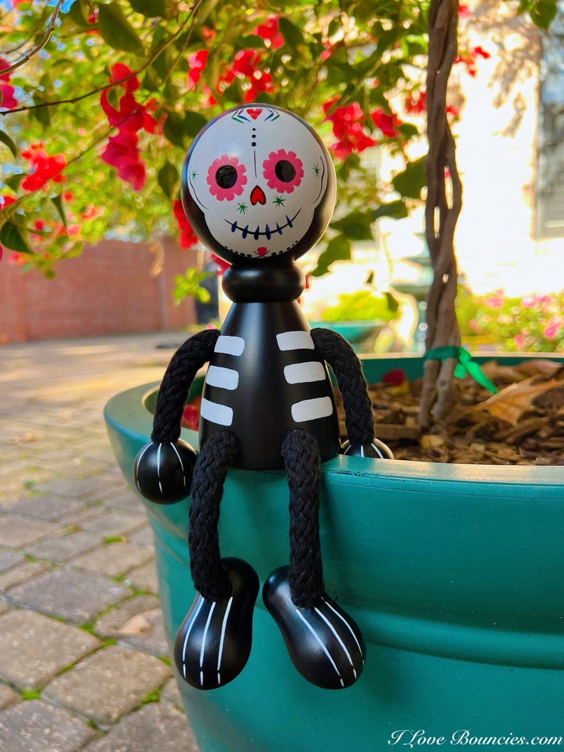 Skeleton Bookshelf Decor Room Decor Dia De Los Muertos - Etsy