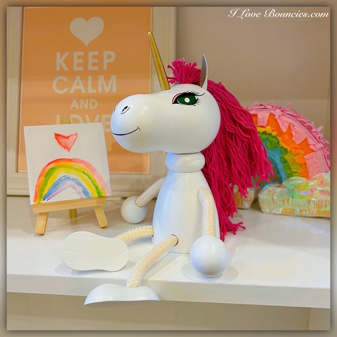 Unicorn Bookshelf Decor - Room Decor Unicorn Decoration Paperweight ...