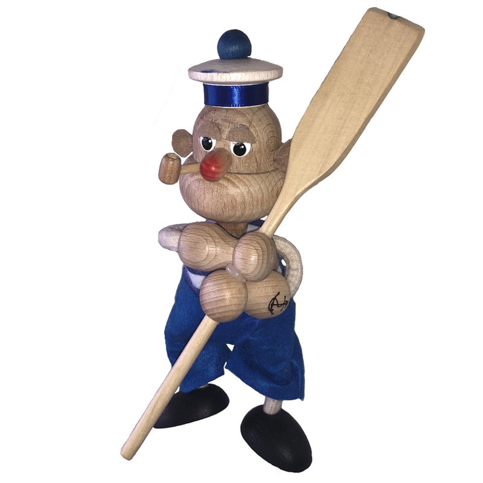 Popeye Bouncy Wooden Popeye the Sailor Man Toy Spring Jumper Classic ...