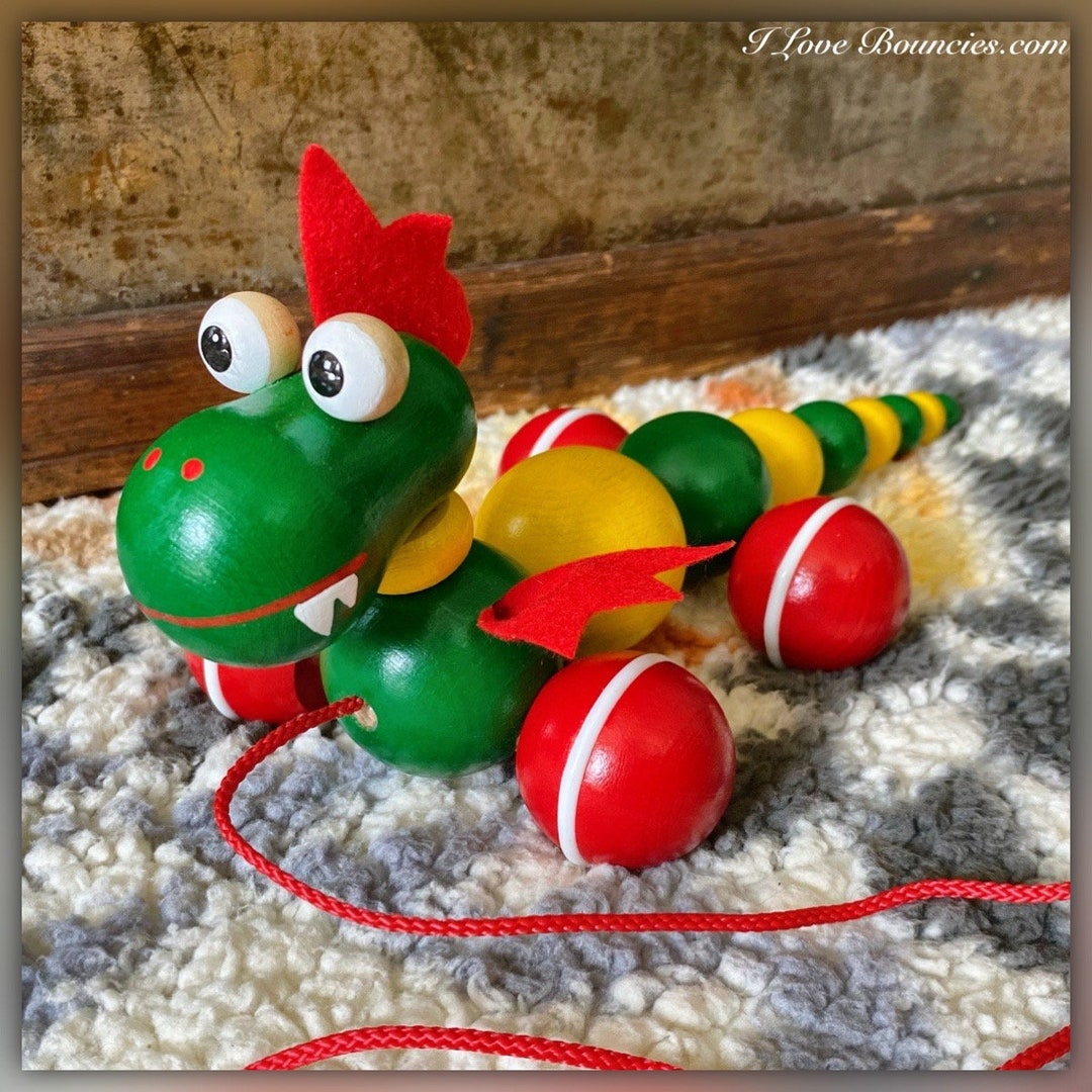 Fantastical Dragon - Pull Along Dragon - Fantasy Dragon Walking Toy ...