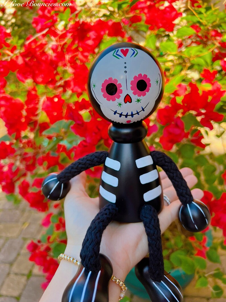 Skeleton Bookshelf Decor Room Decor Dia De Los Muertos - Etsy