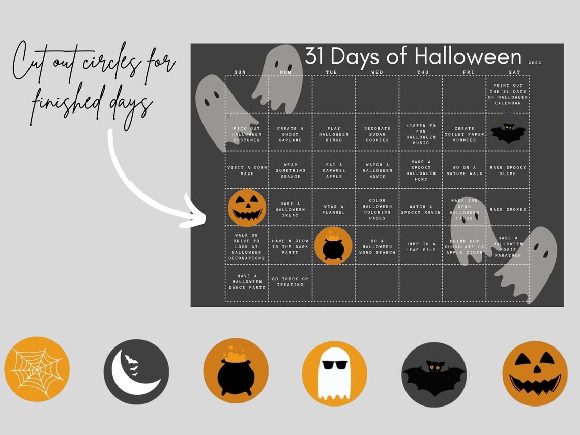 31 Days of Halloween Activities, 31 Days of Halloween for Kids ...