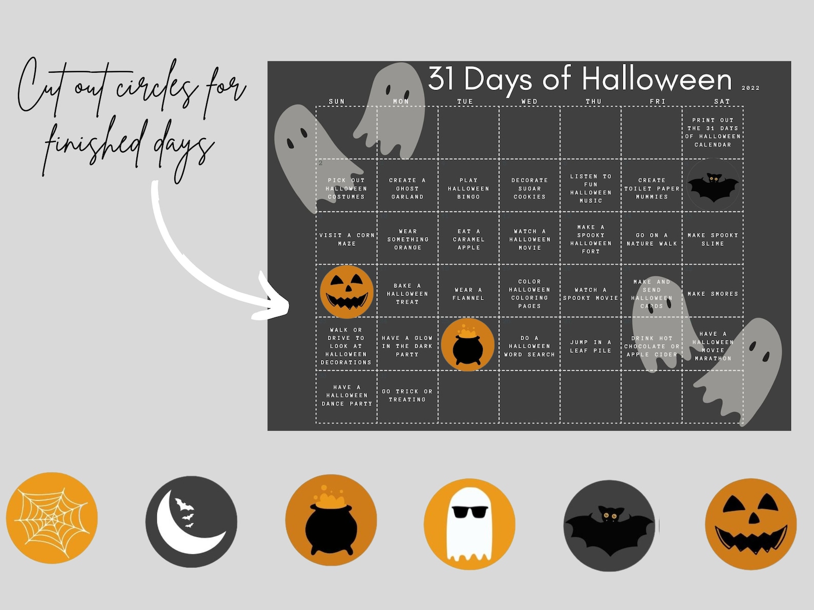 31 Days of Halloween Activities, 31 Days of Halloween for Kids ...