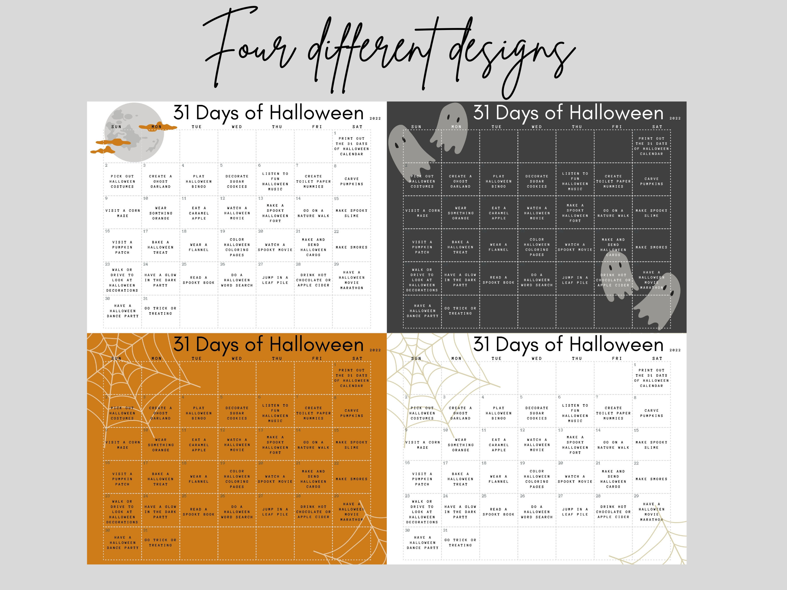 31 Days of Halloween Activities, 31 Days of Halloween for Kids ...
