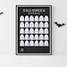 Halloween Countdown Calendar, Halloween Decor, Digital Download ...
