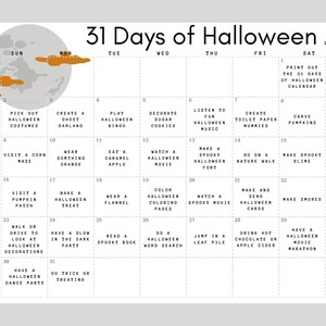 31 Days of Halloween Activities, 31 Days of Halloween for Kids ...