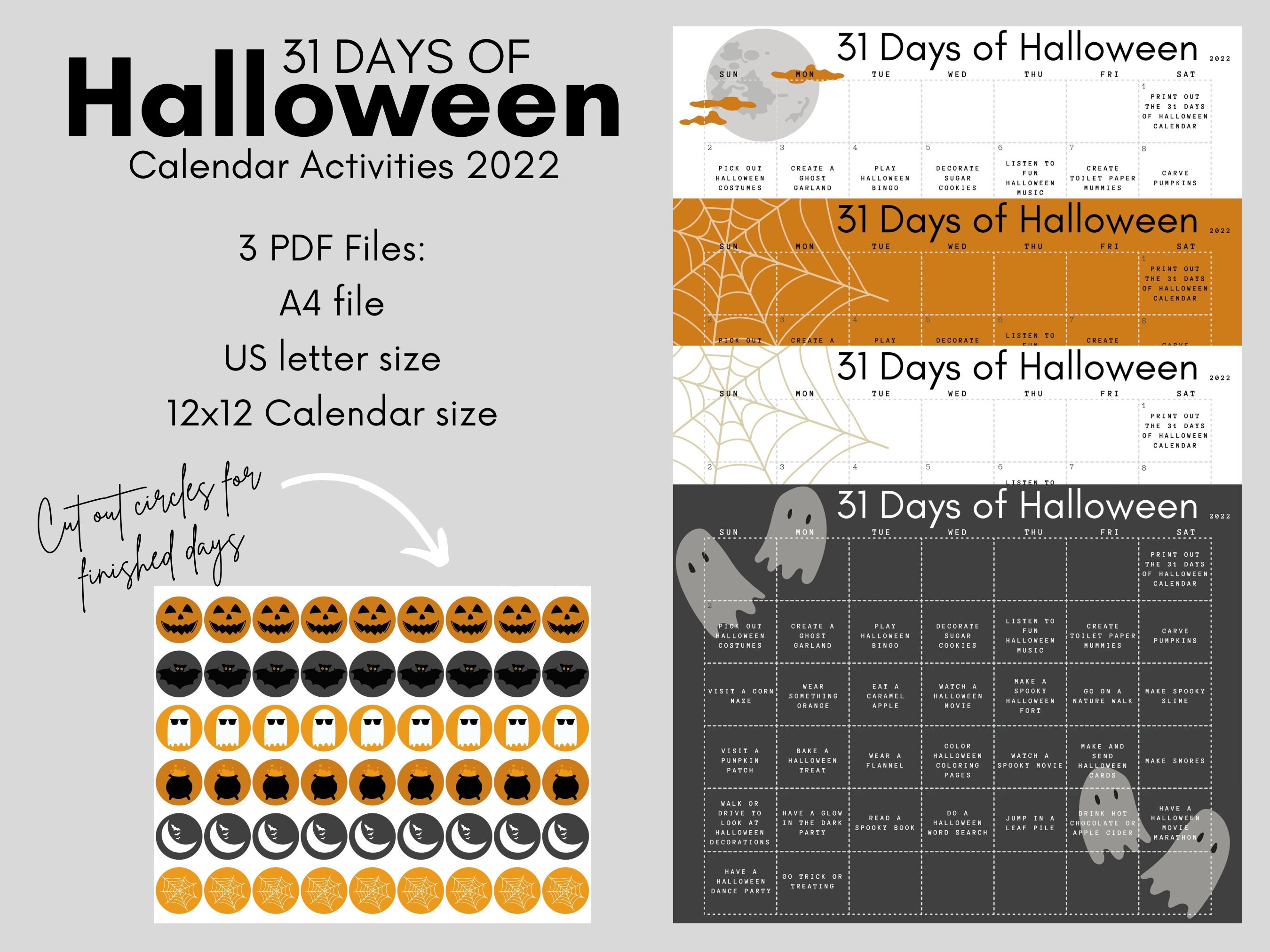 31 Days of Halloween Activities, 31 Days of Halloween for Kids ...