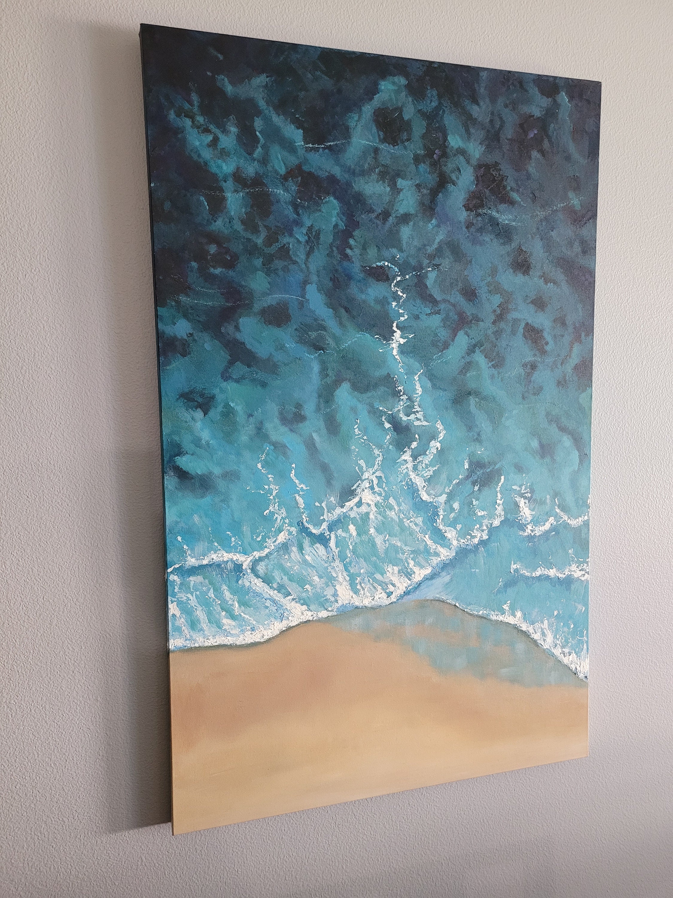 Ocean Acrylic Painting - Etsy