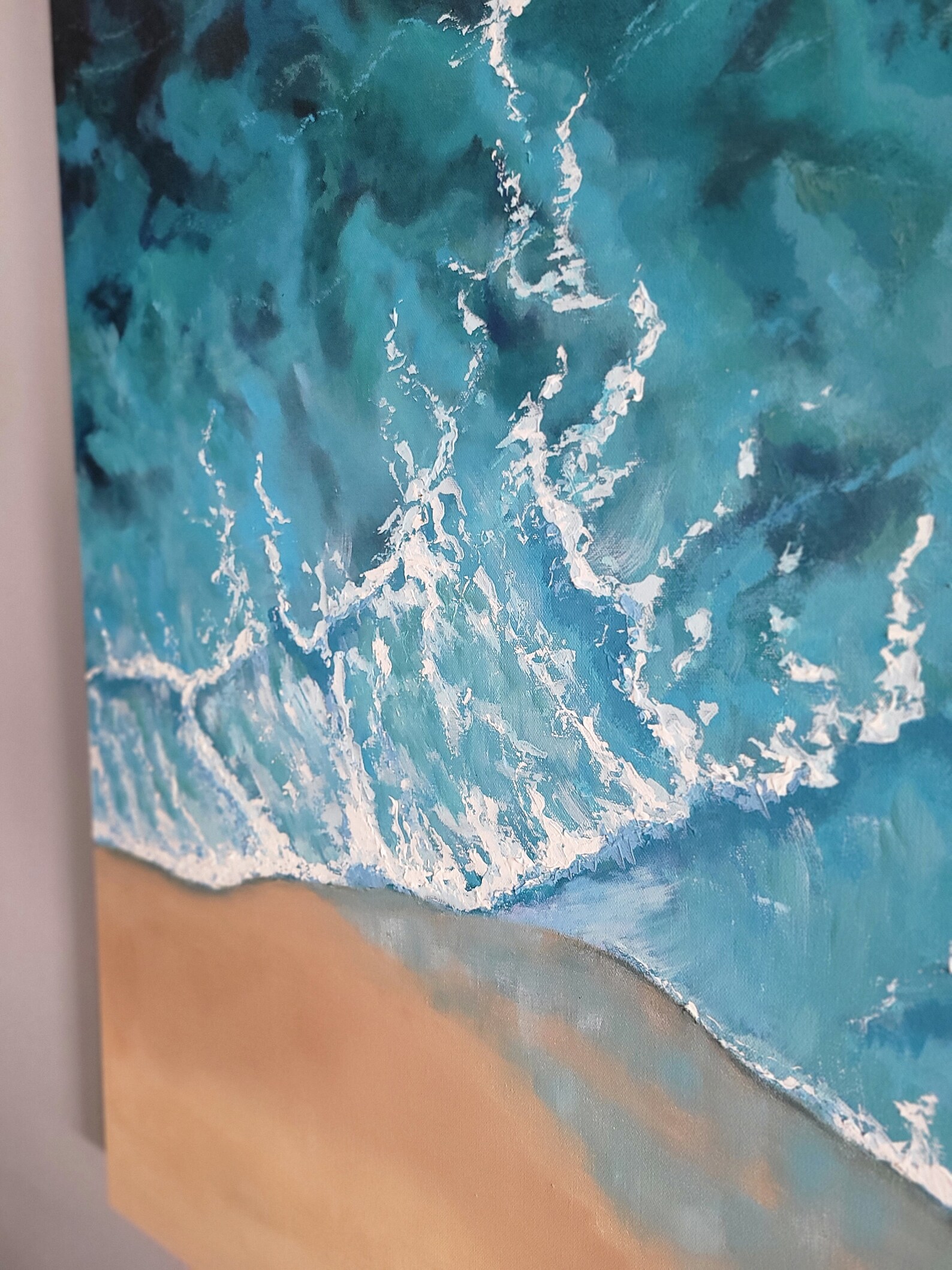 Ocean Acrylic Painting - Etsy