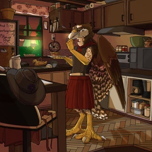 Custom Full Scene Furry / Fursona / Anthro Art Commission - Etsy