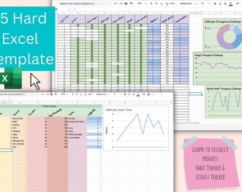 75 Hard Excel Tracker - Etsy