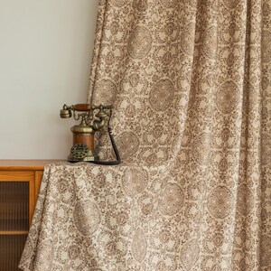 Customize French Vintage European Baroque Style Royal Linen Drapery ...