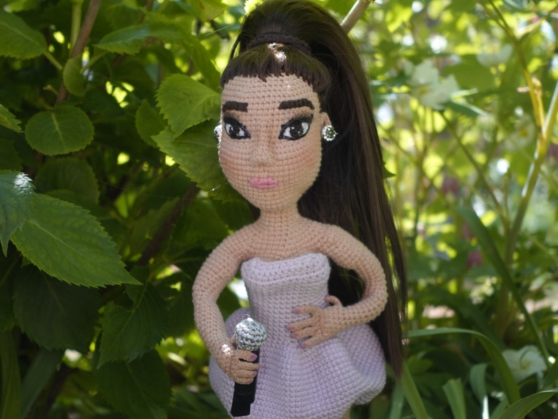 Ariana Grande Doll Crochet Pattern 35cm Amigurumi Simple & Easy DIY Toy ...
