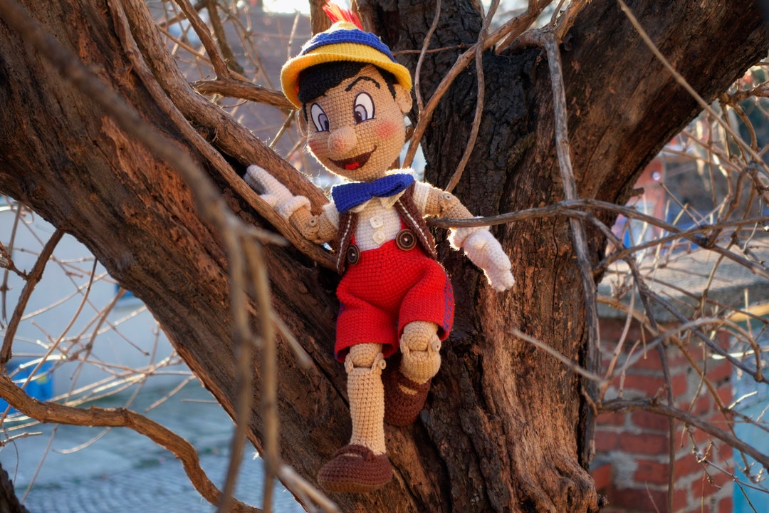Pinocchio Crochet Pattern: Amigurumi Doll DIY Tutorial (PDF Guide ...