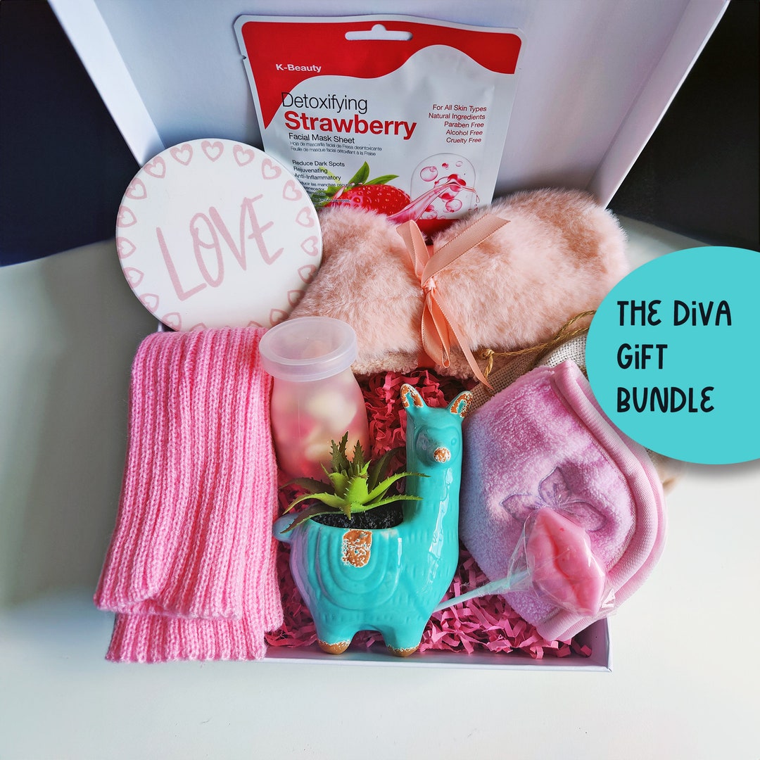 Llama Teal GIFT, Happy Diva Personalized Bundle Idea, Fun Set for Teen ...