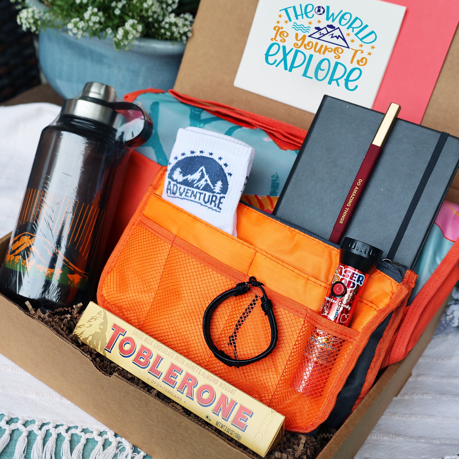 Travel Kid Gift Box, Traveler Starter Kit for Teen, Adventure Box, Fun ...