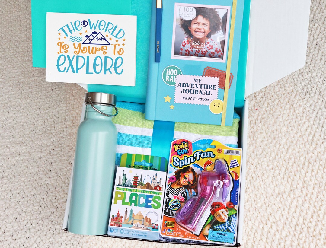 Vacation Kit for KID, Activity Vacation Gift, Traveler Personalized Kit ...