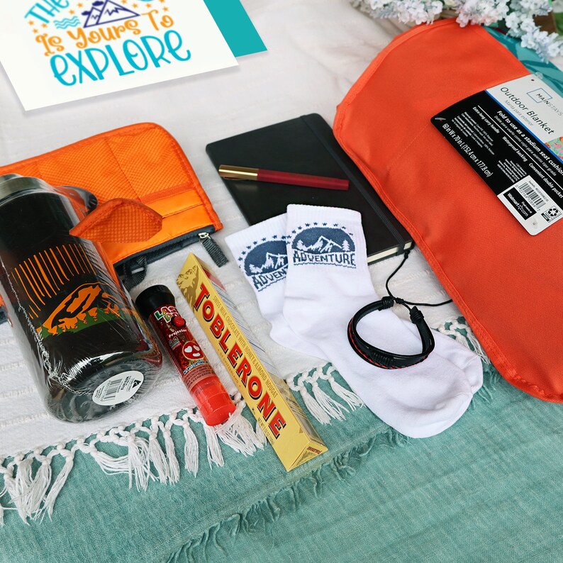 Travel Kid Gift Box, Traveler Starter Kit for Teen, Adventure Box, Fun ...