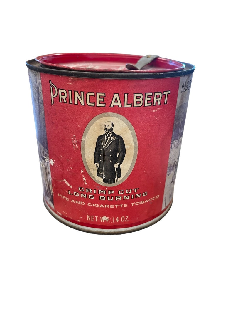 1930's Prince Albert Crimp Cut Long Burning Tin Can - Etsy