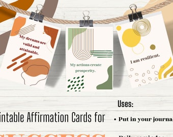 Printable Kids Affirmation Cards Instant Access Affirmation Cards for ...