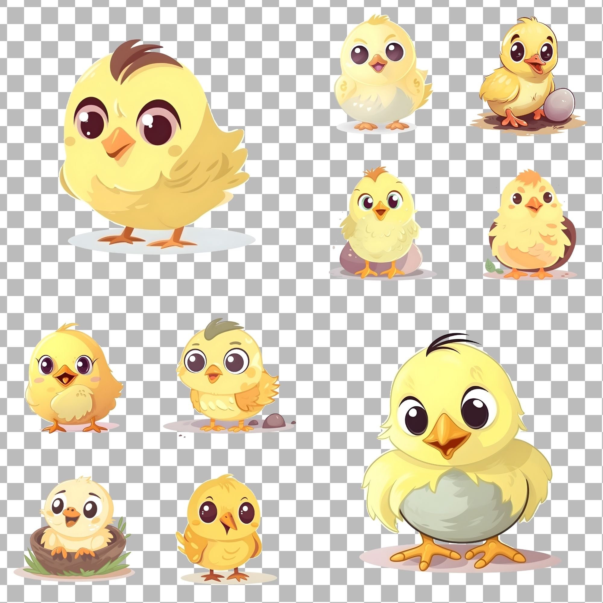 Animated Baby Chickens