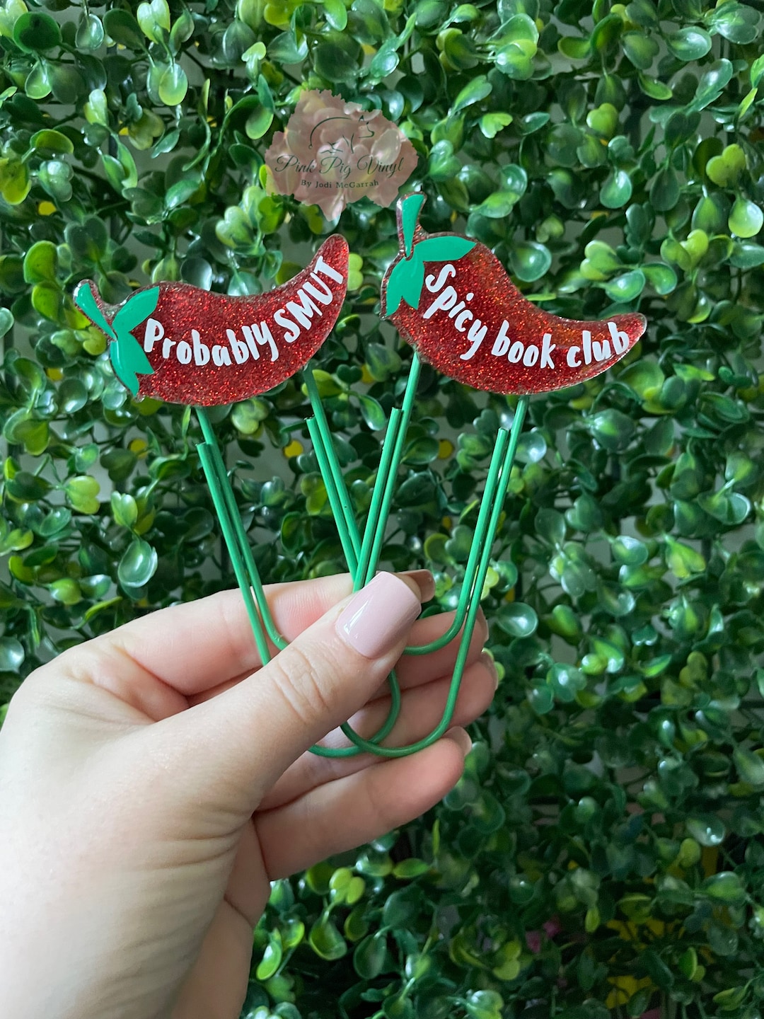 Spicy Bookmark, Smut Bookmark, Paperclip Bookmark, Book Tok, Pepper ...