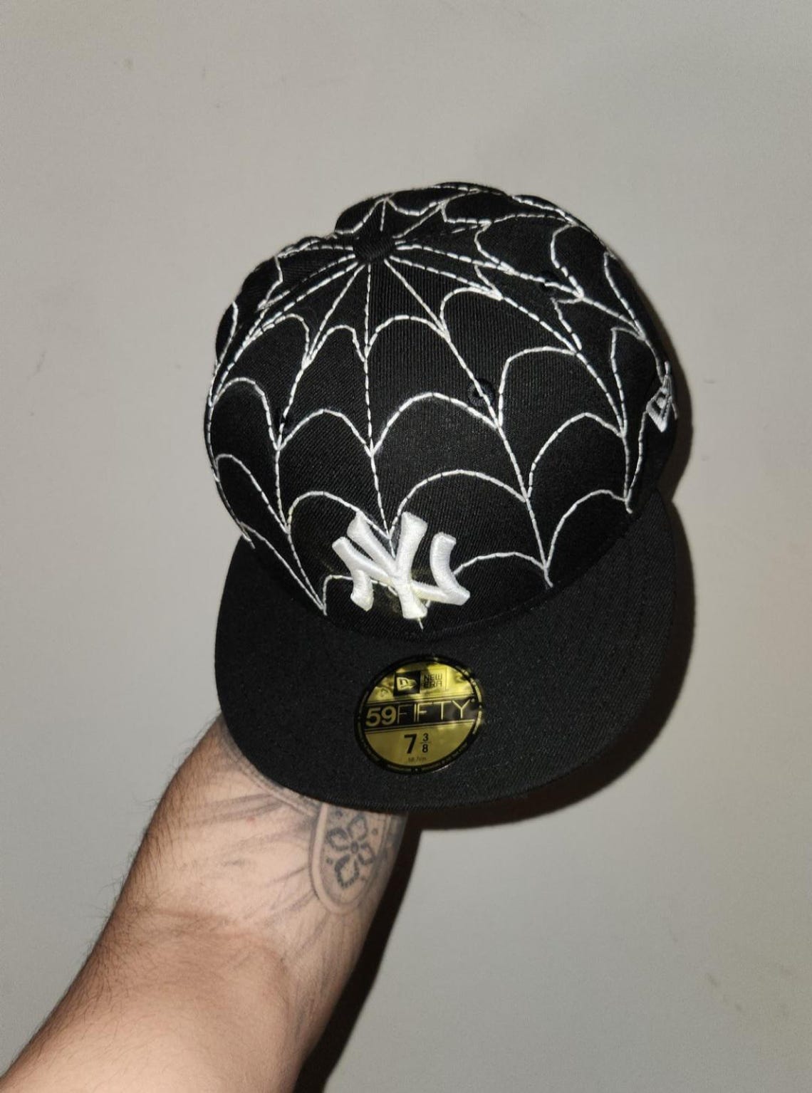 New Era Hat Spider-web Handmade - Etsy