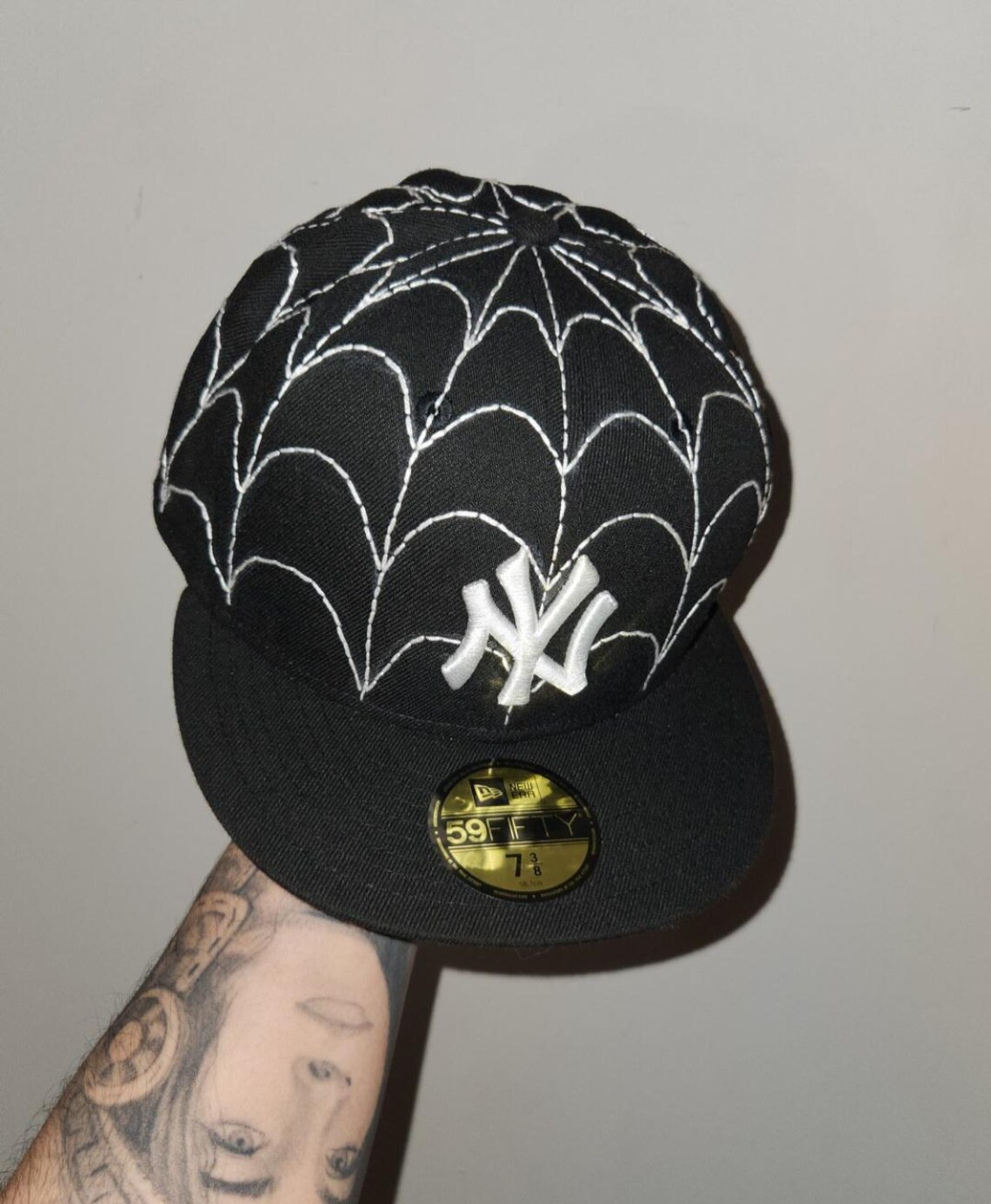 New Era Hat Spider-web Handmade - Etsy