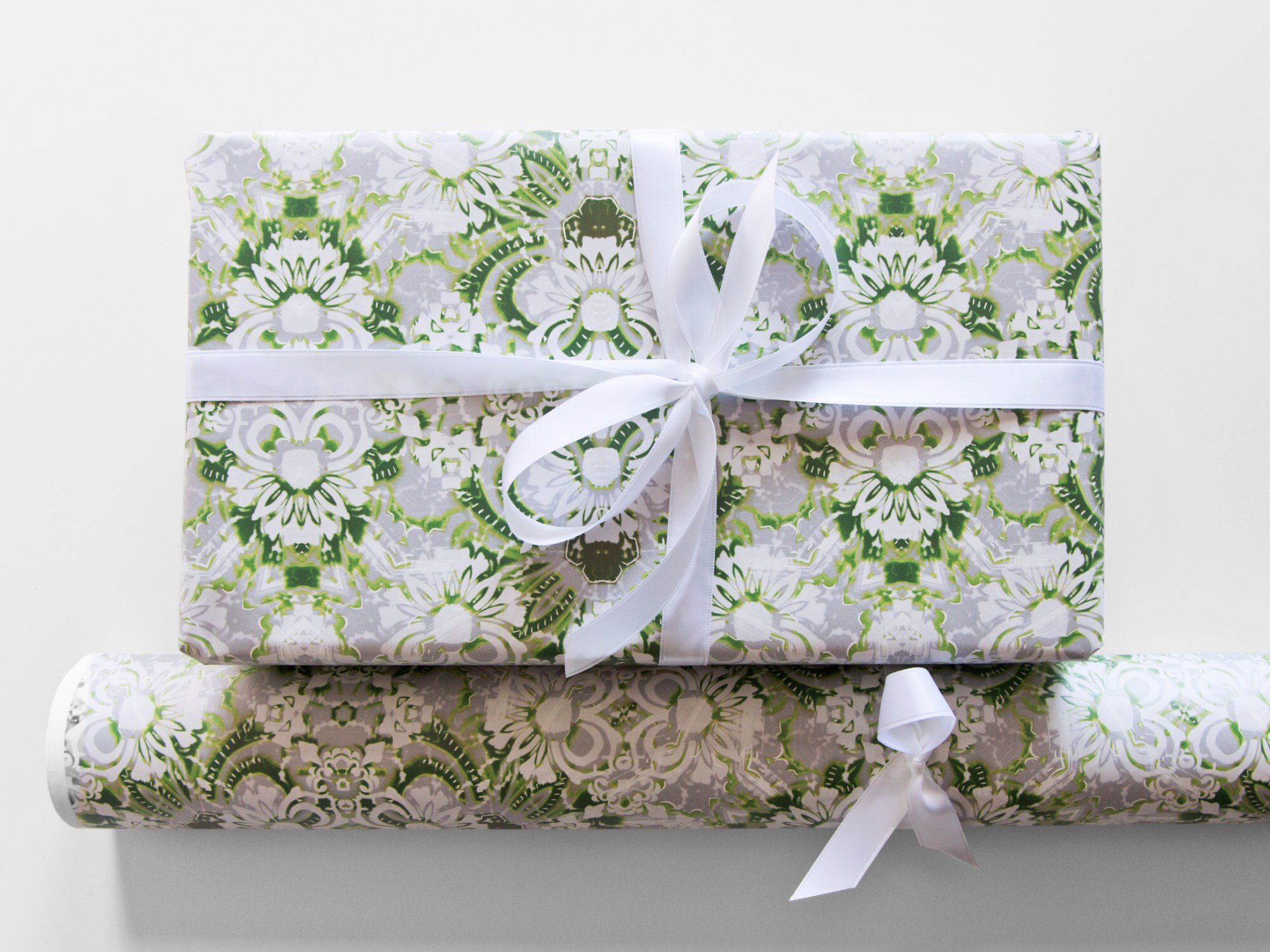 Wrapping Paper Roll Carmen, Grass Green Paper, 24 Wide, by the Yard ...