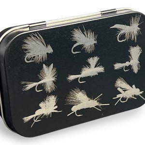 Engraved Tin Fly Fishing Box - Etsy