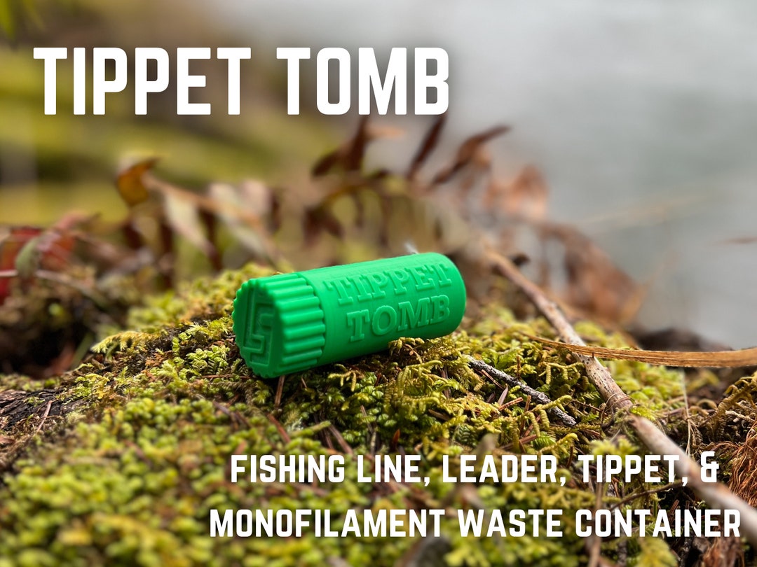 Tippet Tomb - Fly Fishing Leader and Tippet Line Waste Container - Etsy