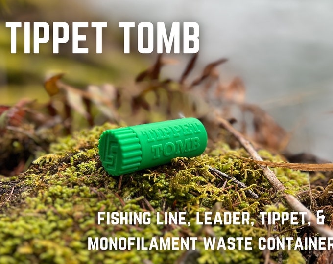Tippet Tomb - Fly Fishing Leader and Tippet Line Waste Container - Etsy