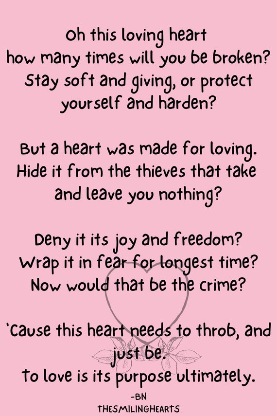 Poems About Broken Hearts