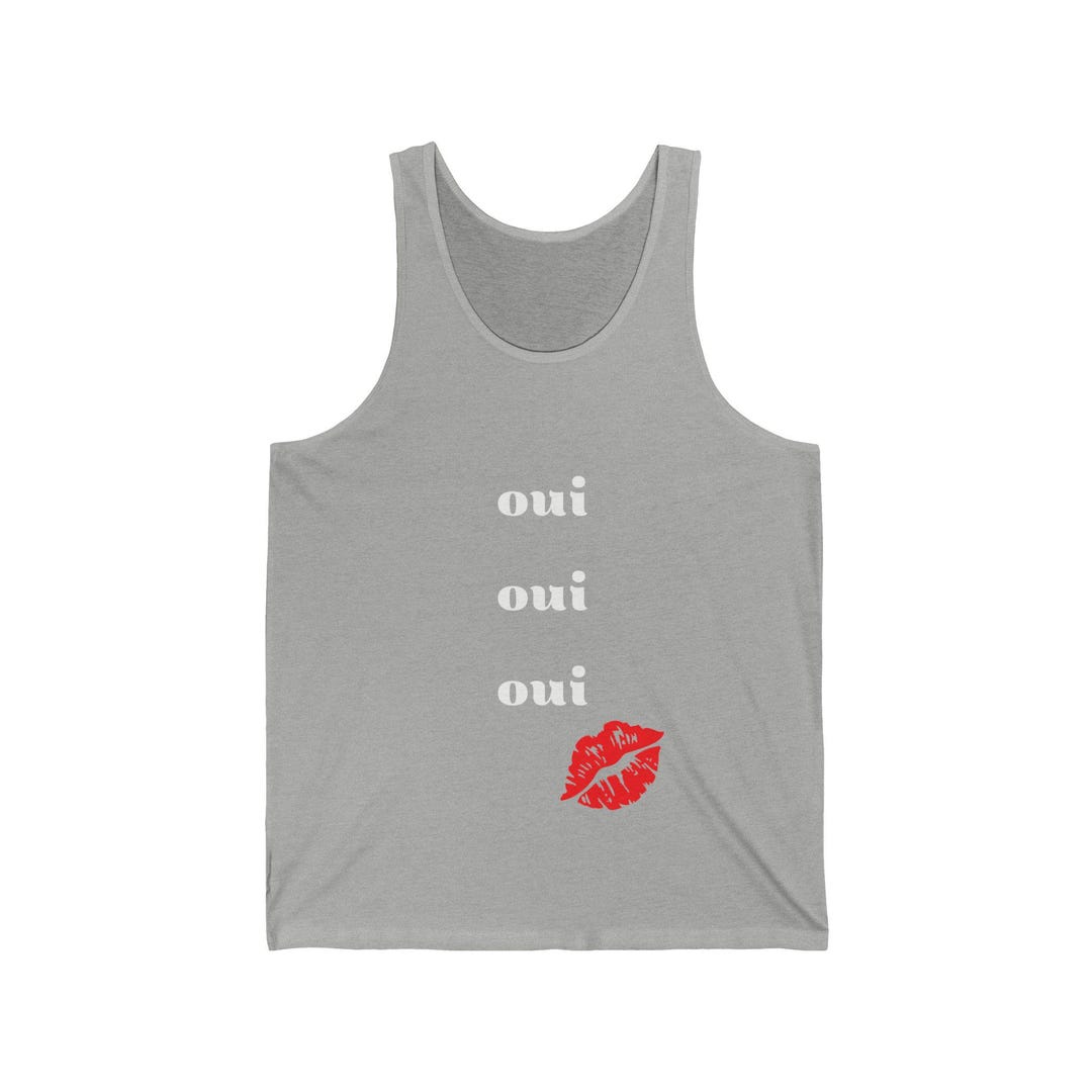 OUI OUI OUI Jersey Tank Top for Women. Dirty Valentines,.inappropriate ...