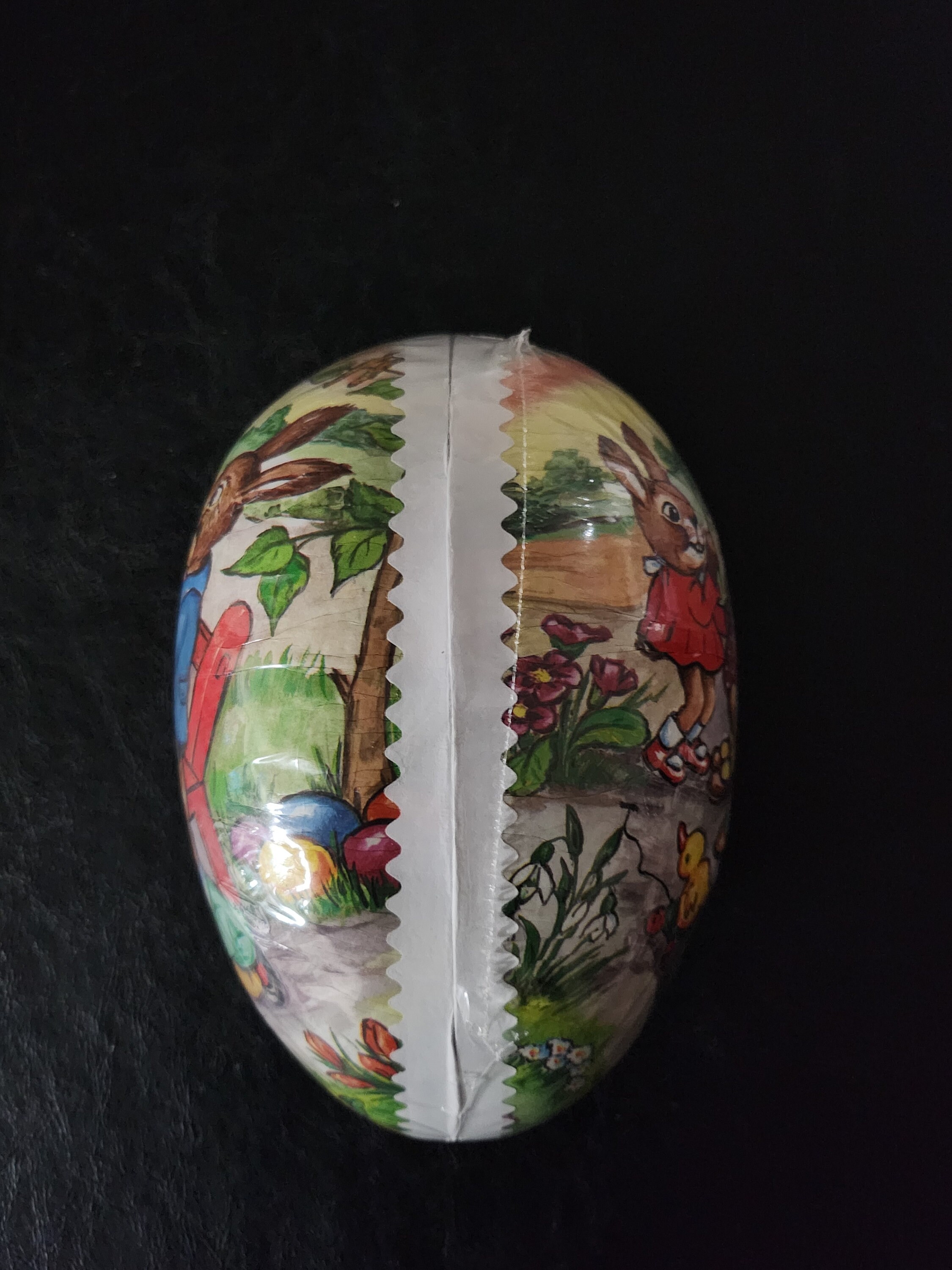 Vintage German Candy Container, Easter Egg Made Germany Paper Mache ...
