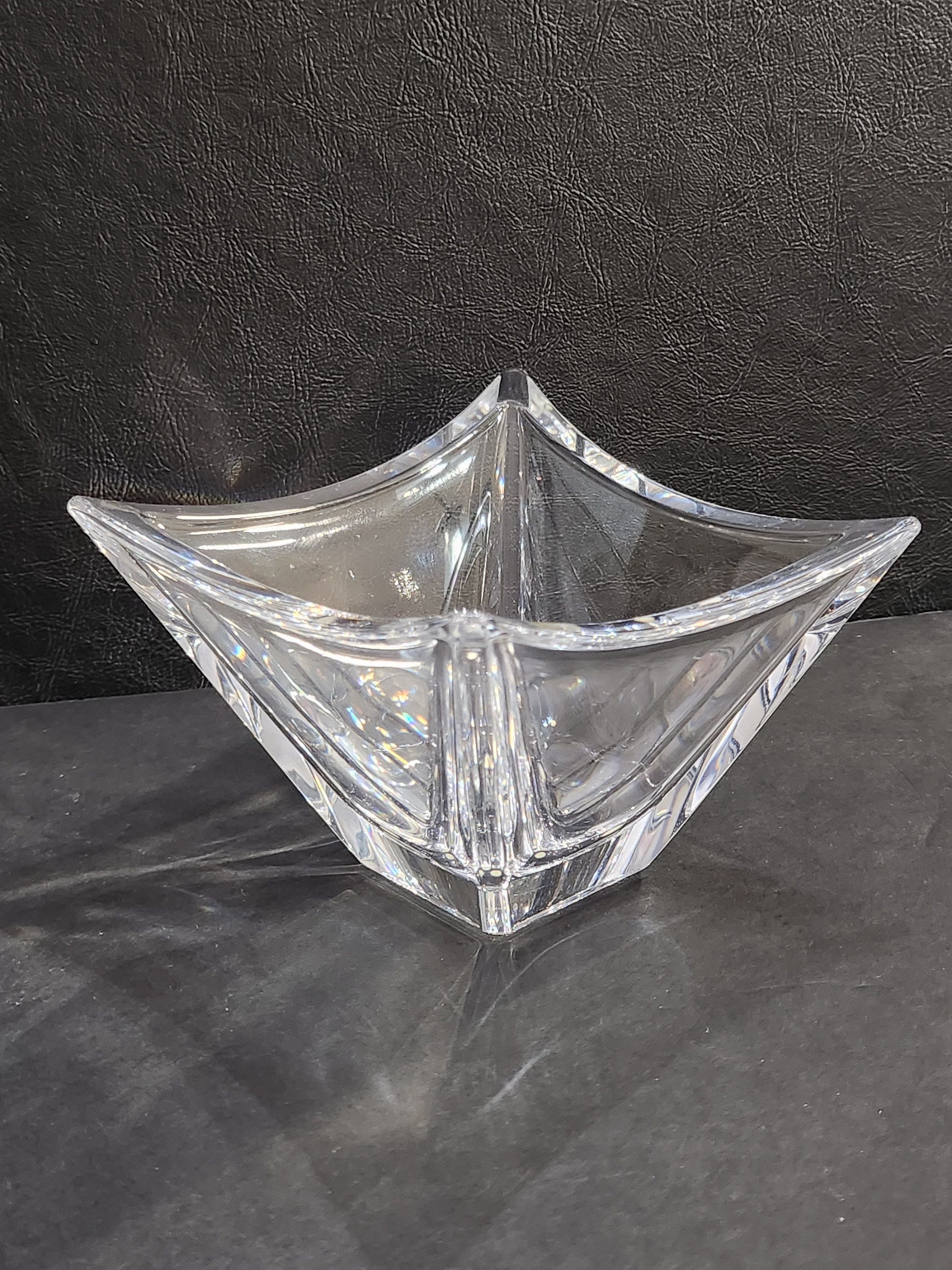 Orrefors Polani's Small Crystal Bowl With Signature - Etsy