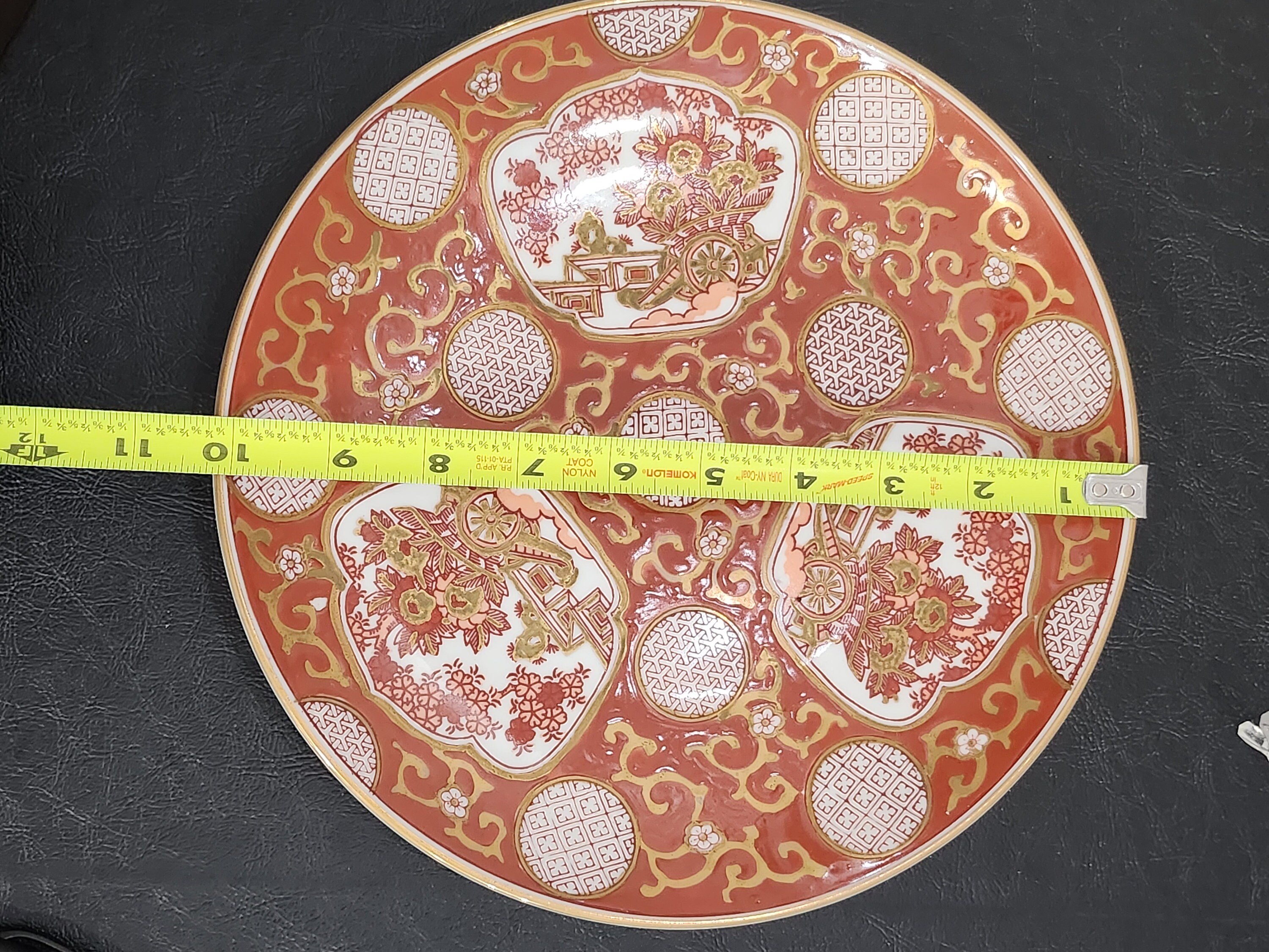 Rare Find: Gold Imari, Japan Porcelain Hand Painted Porcelain Plate ...