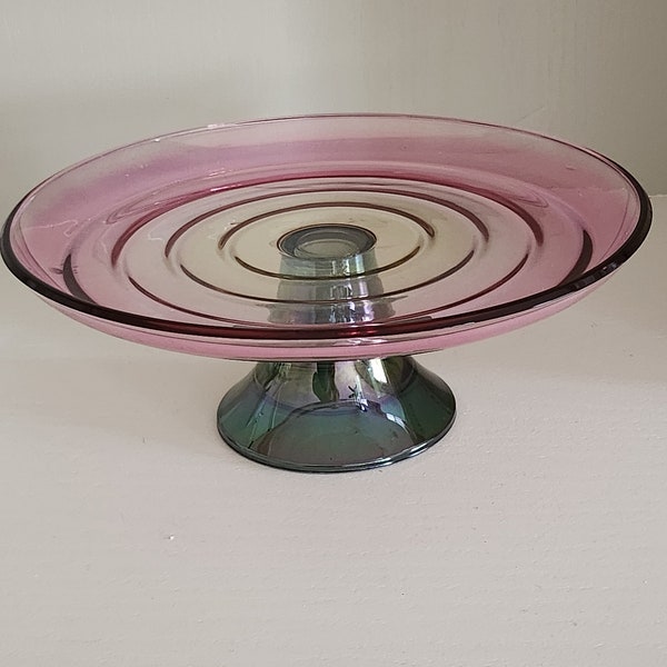 Glass Cake Stand - Etsy