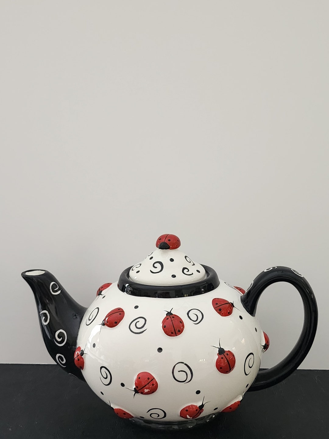 Ladybug Teapot by Burton and Burton - Etsy