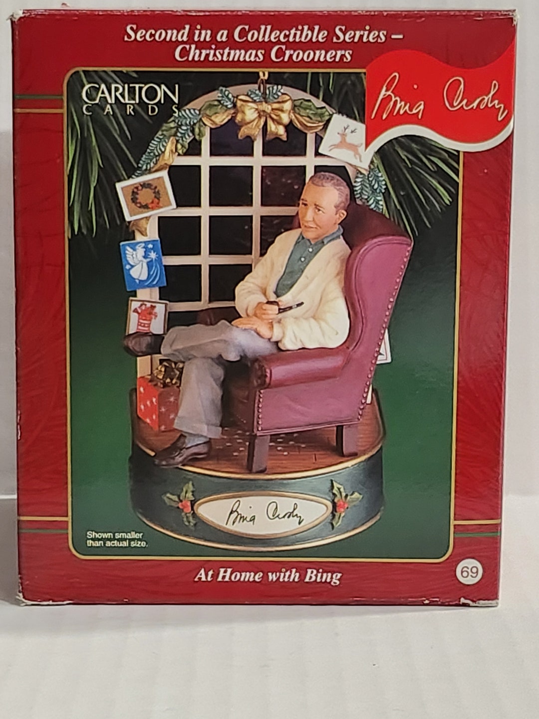 Carlton Cards at Home With Bing Singing White Christmas Christmas ...