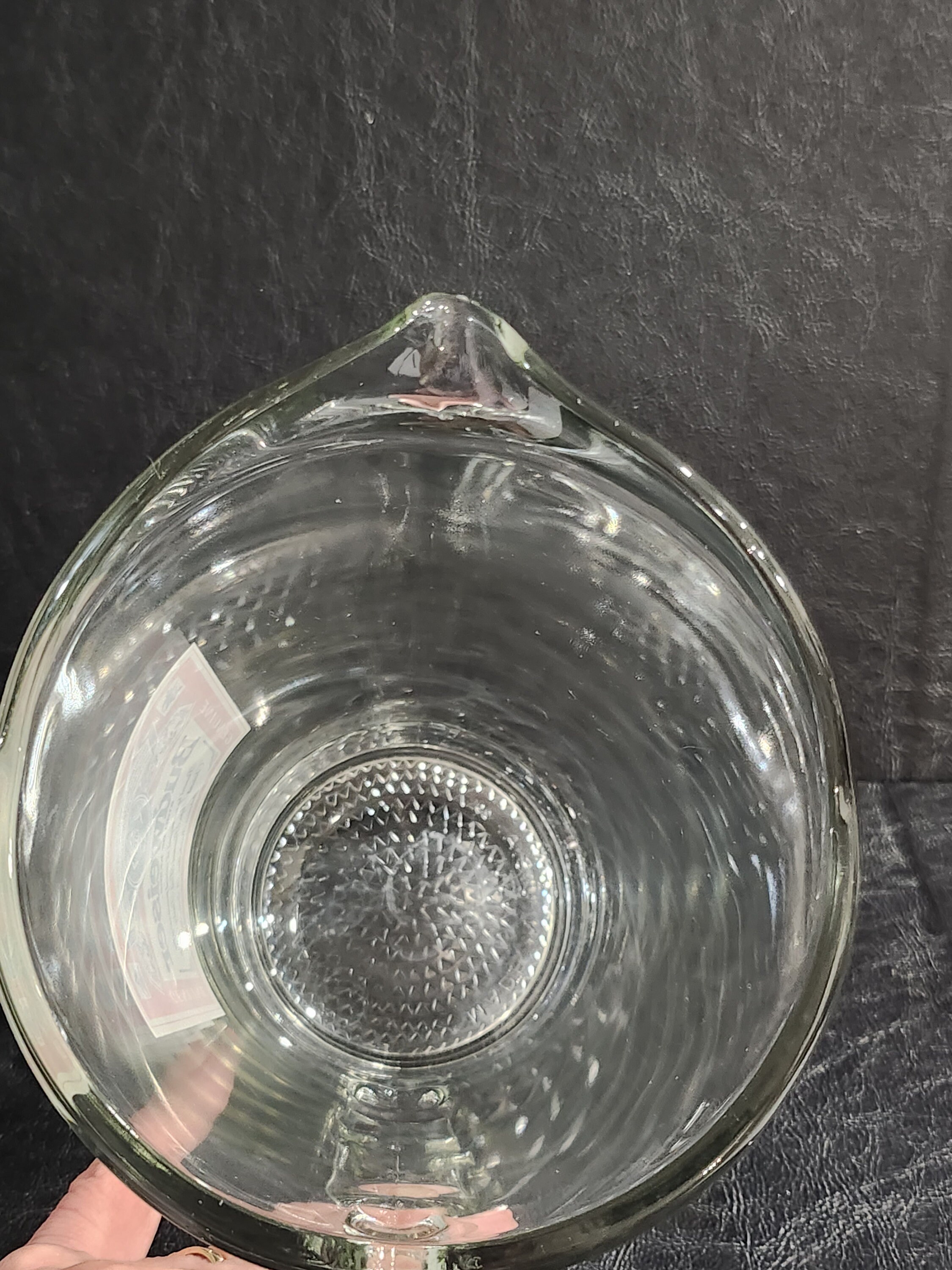 Vintage Heavy Glass Budweiser Beer Pitcher Red White Blue Bud - Etsy