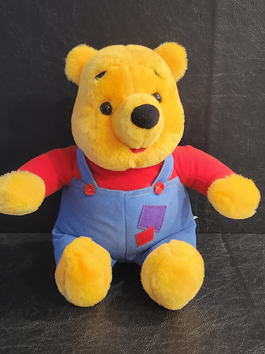 Disney Mattel Winnie the Pooh Talking Plush Toy Bear Wiggle Giggle 1997 ...