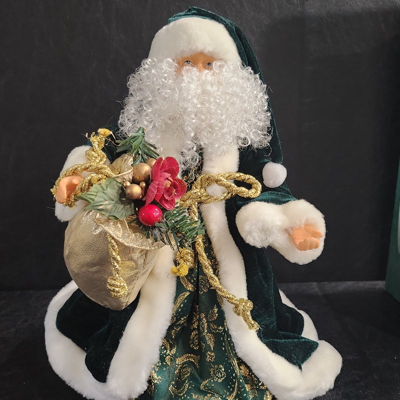 Santa Tree Topper - Etsy