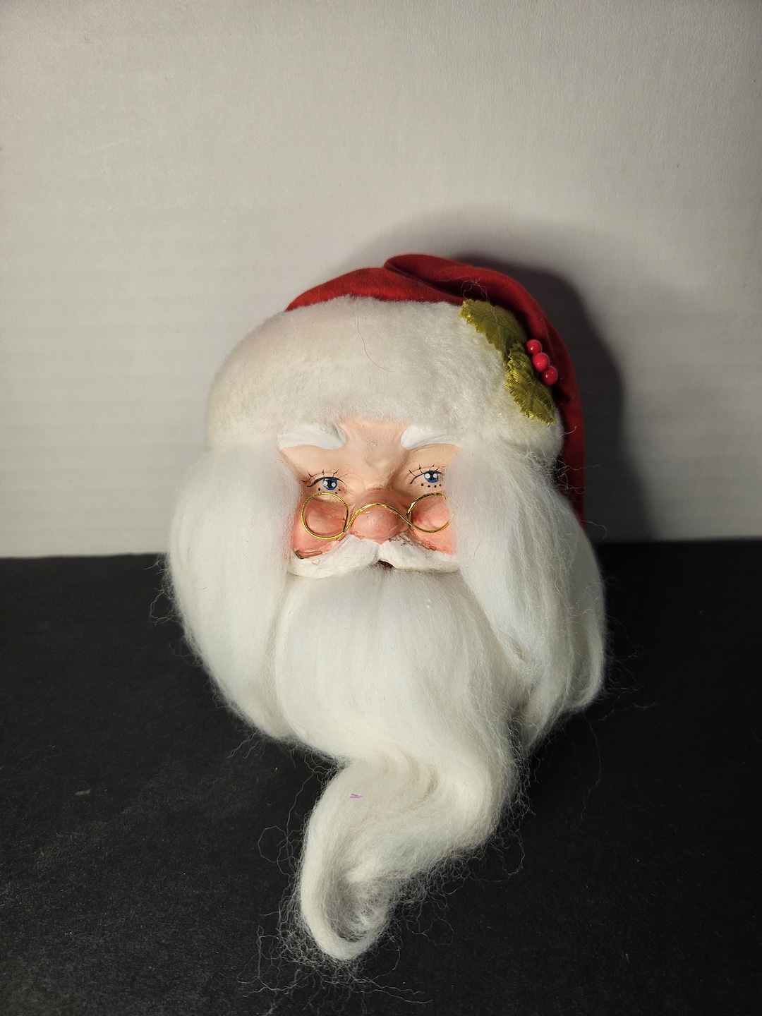 Santa Head Ornament Santa's Head Traditional Christmas Ornament Vintage ...