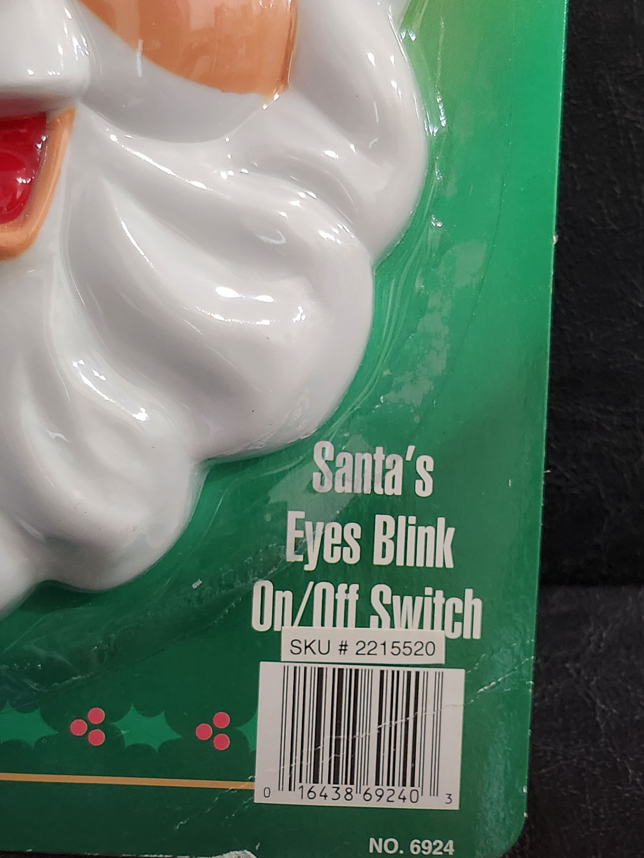 Vintage Christmas Display Winking Blinking Santa Claus Lighted - Etsy